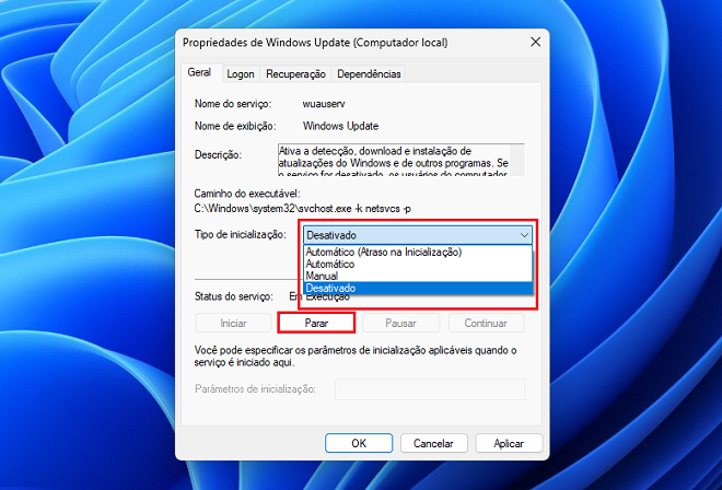 Como desativar as atualizações automáticas do Windows 10