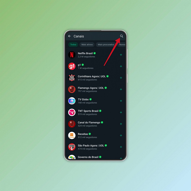 Como encontrar e seguir Canais no WhatsApp