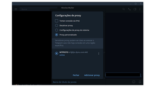 Como configurar um Proxy no Telegram e evitar ser banido