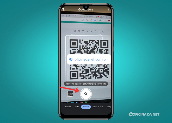 Como ler QR Code usando o Google Lens