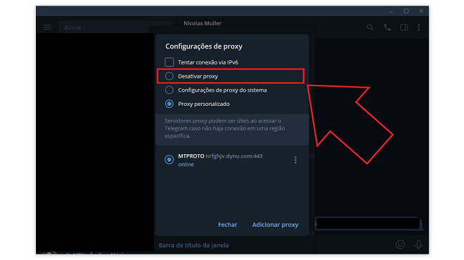 Como configurar um Proxy no Telegram e evitar ser banido