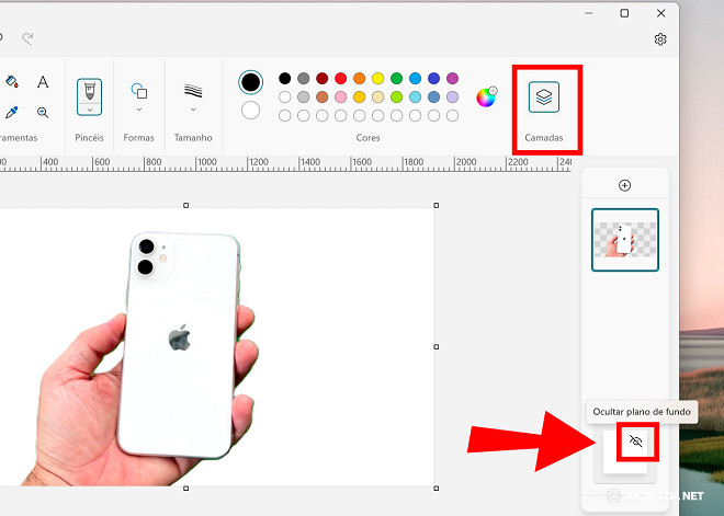 Paint no Windows 11 não remove fundo, só fica branco? Como corrigir?