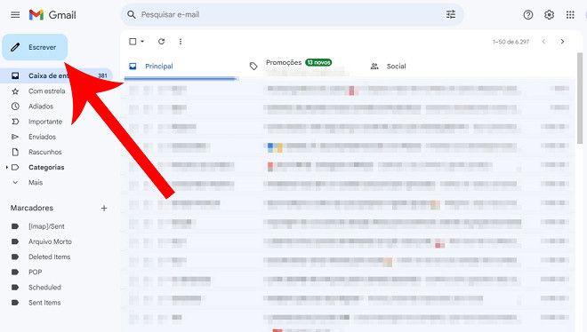 Como enviar arquivos grandes com mais de 25 MB no Gmail