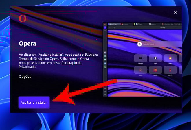 Como baixar e instalar o Opera no seu computador