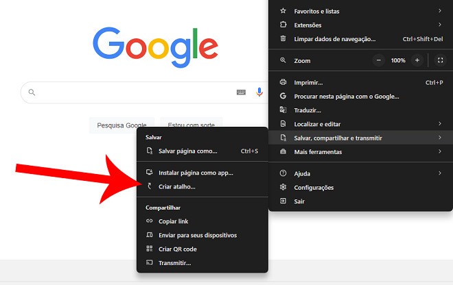 Como fixar o Google na barra de tarefas do Windows 11