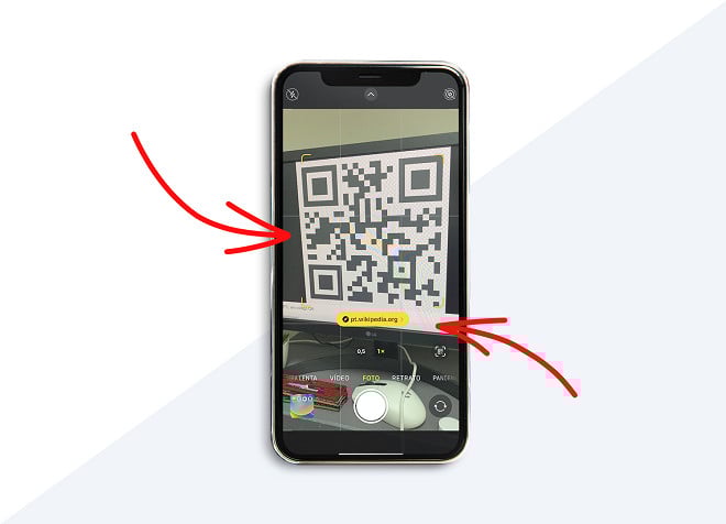Como escanear QR Code no iPhone?